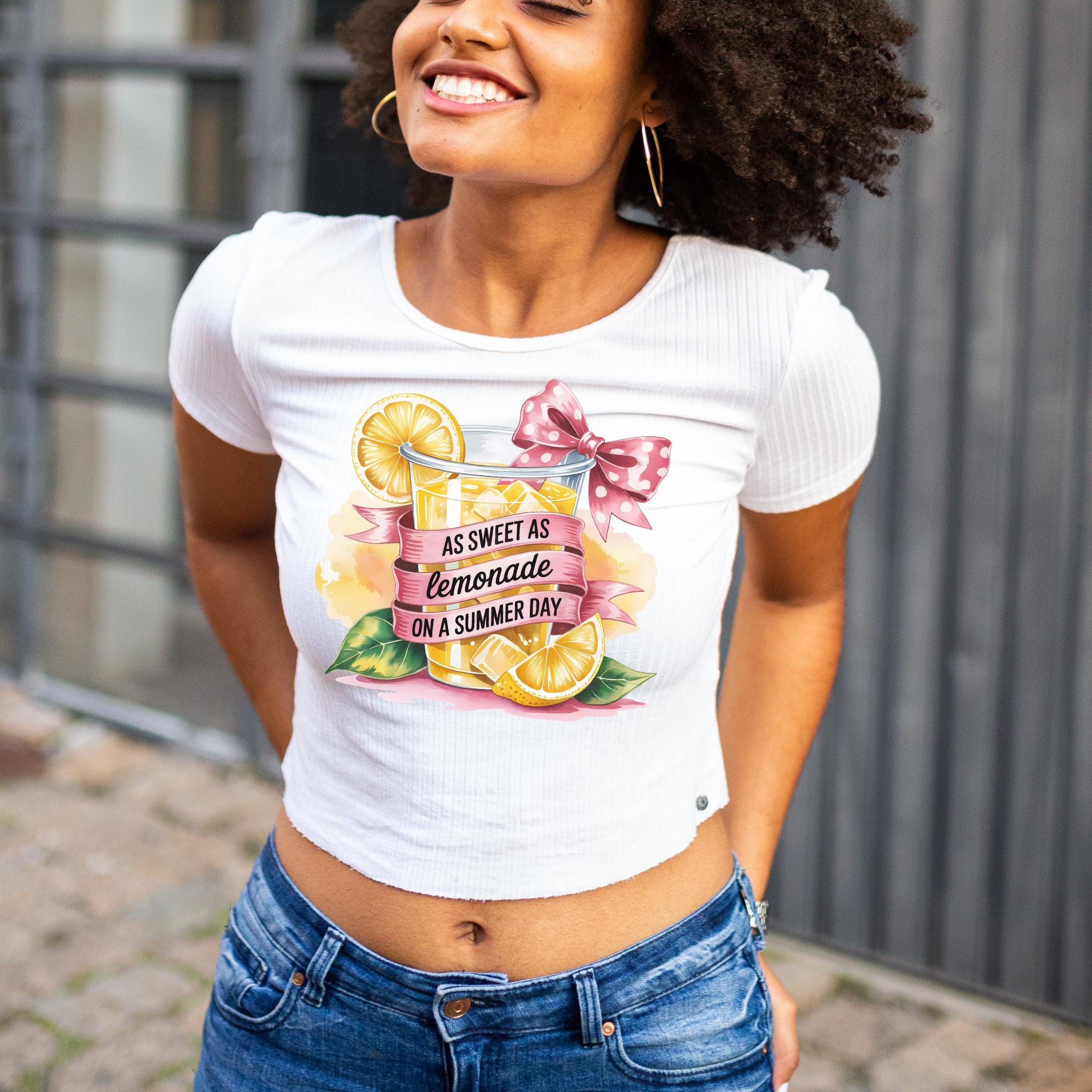 Sweet as Lemonade on A Summer Day Png, Watercolor Summer Png ...