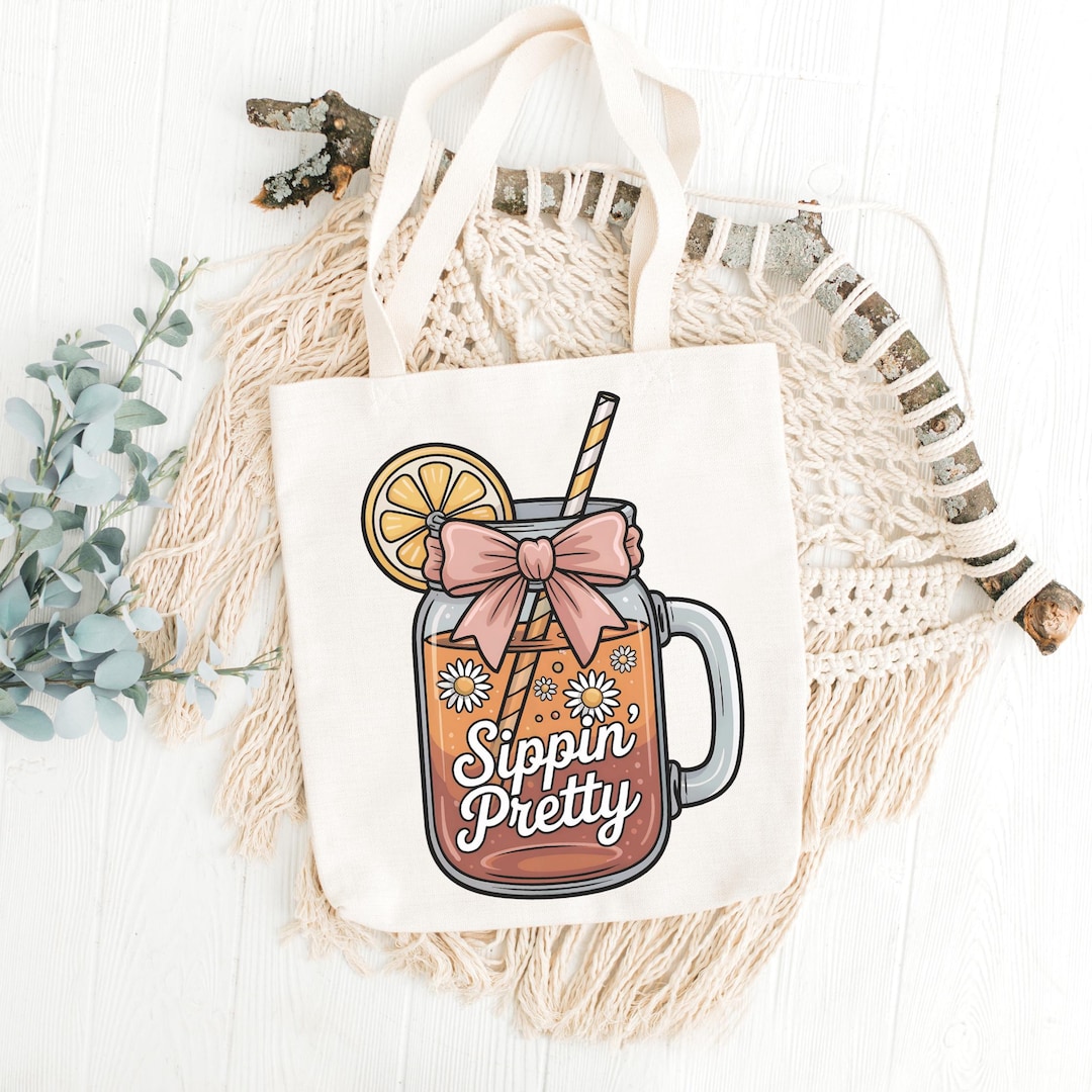 Sippin Pretty Sweet Tea Png, Watercolor Summer Png Sublimation Print ...