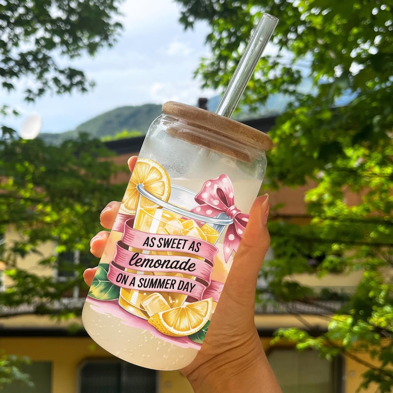 Sweet as Lemonade on A Summer Day Png, Watercolor Summer Png ...