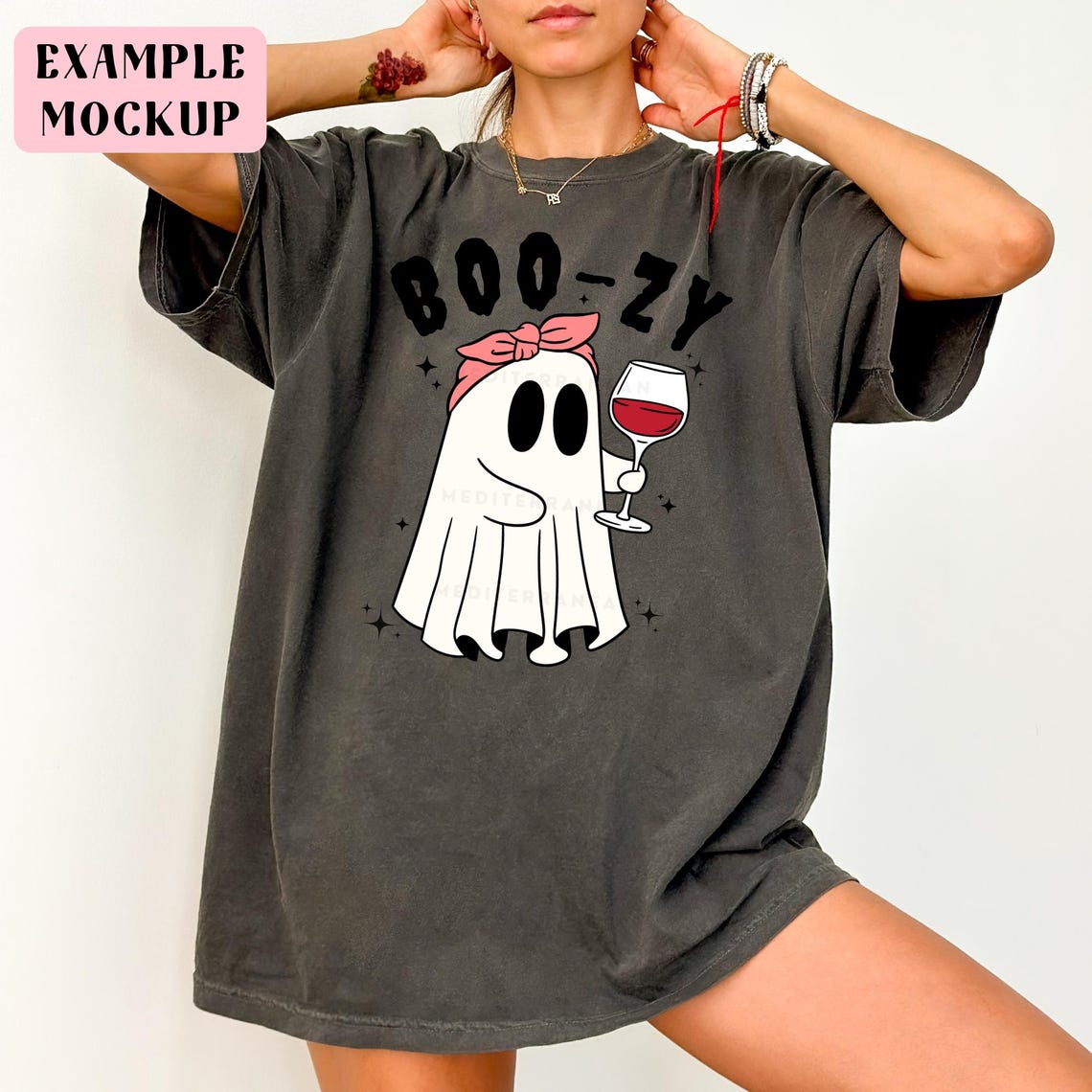 Boozy Ghost Wine Halloween PNG, Halloween Ghost Digital Art, Funny ...