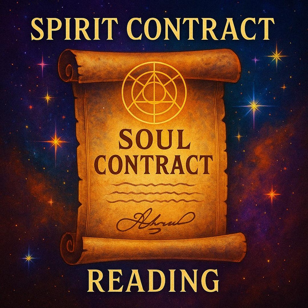 Spirit Contract Reading: Soul Agreement Guidance - Etsy