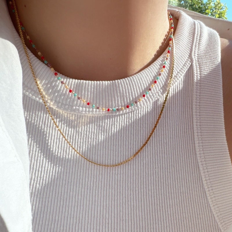 Multi Layer Necklace - Etsy