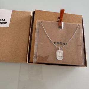 Sun Rectangle Burst Engraved Square Pendant Necklace, Sunshine Charm ...