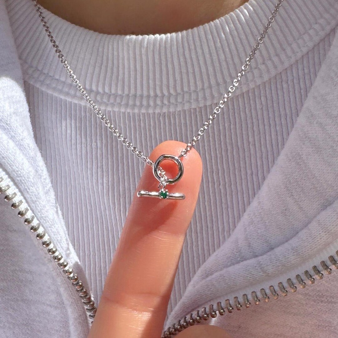 Lariat Toggle Necklace, Micro Tiny Toggle Bar Through Lariat Y Necklace ...