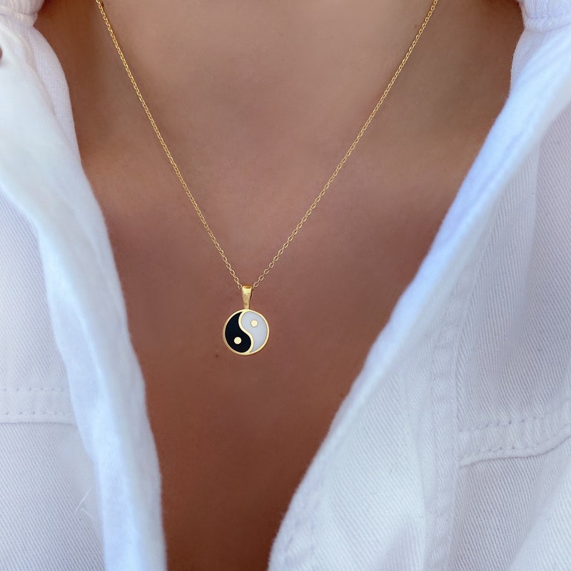 Yin Yang 18k - Etsy