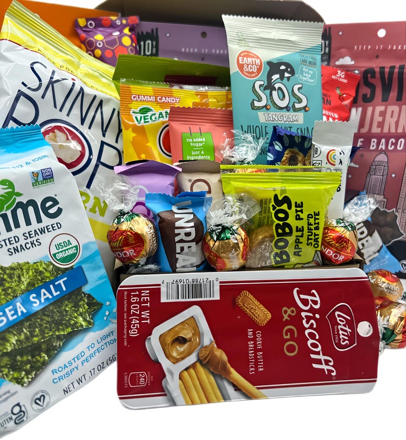 Vegan Mystery Snack Box - Variety Edition - Etsy