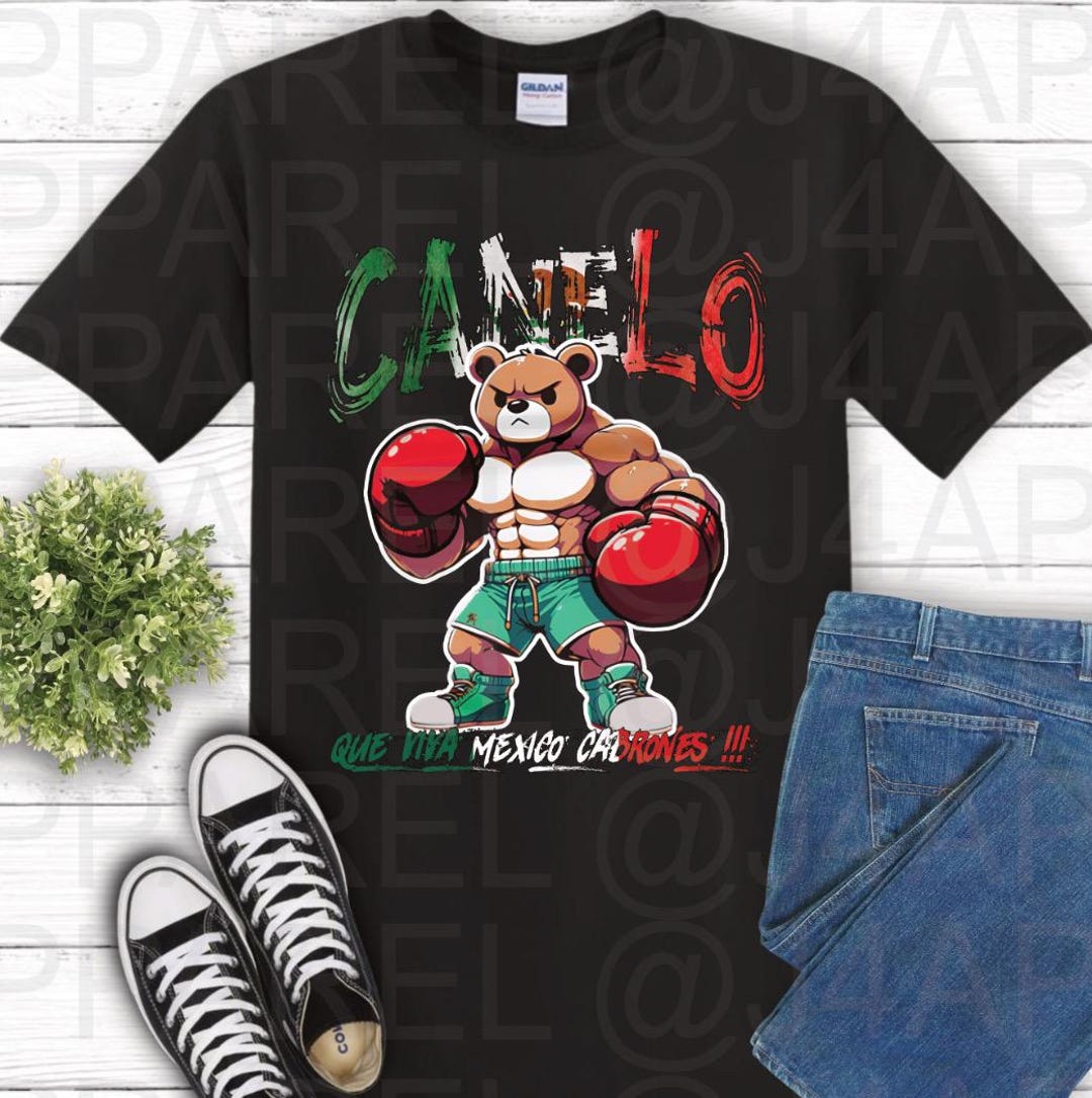 Canelo Alvarez Bear Png 300dpi File Only - Etsy