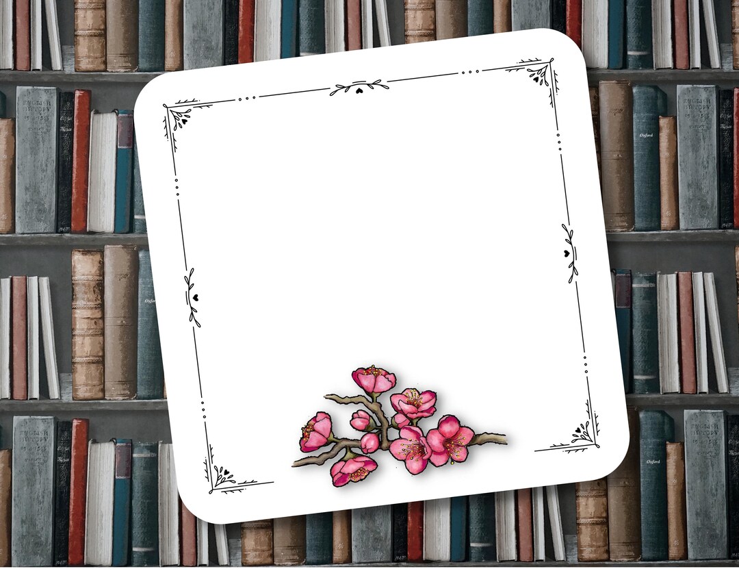 Author Signature BOOKPLATES Pack of 20 PLUM BLOSSOMS Art - Etsy