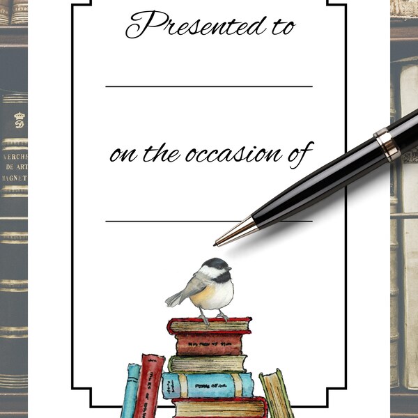 Blank Bookplates - Etsy UK