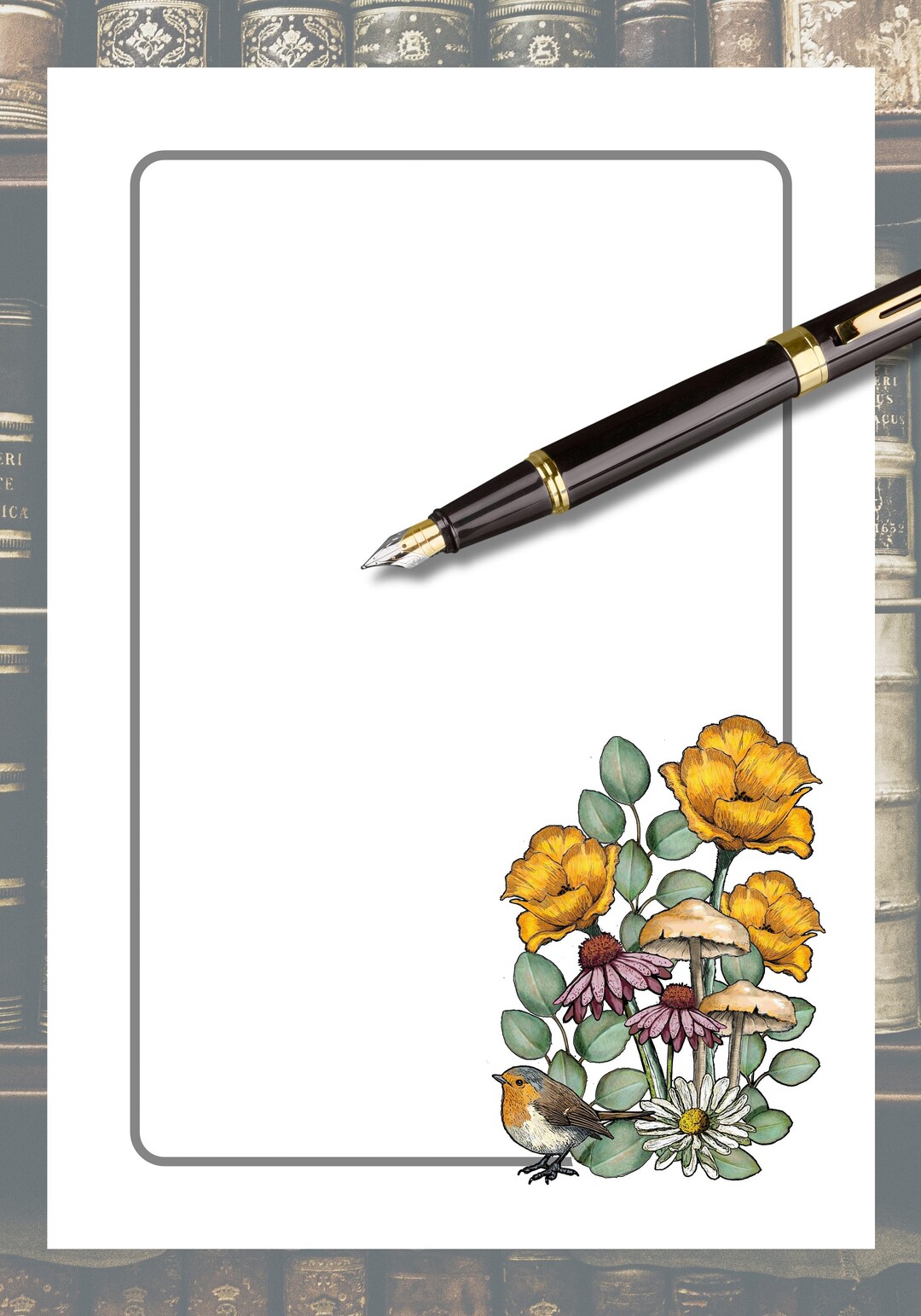 Author BOOK SIGNING BOOKPLATES, Pack of 10 or 20, Botanical Drawing ...