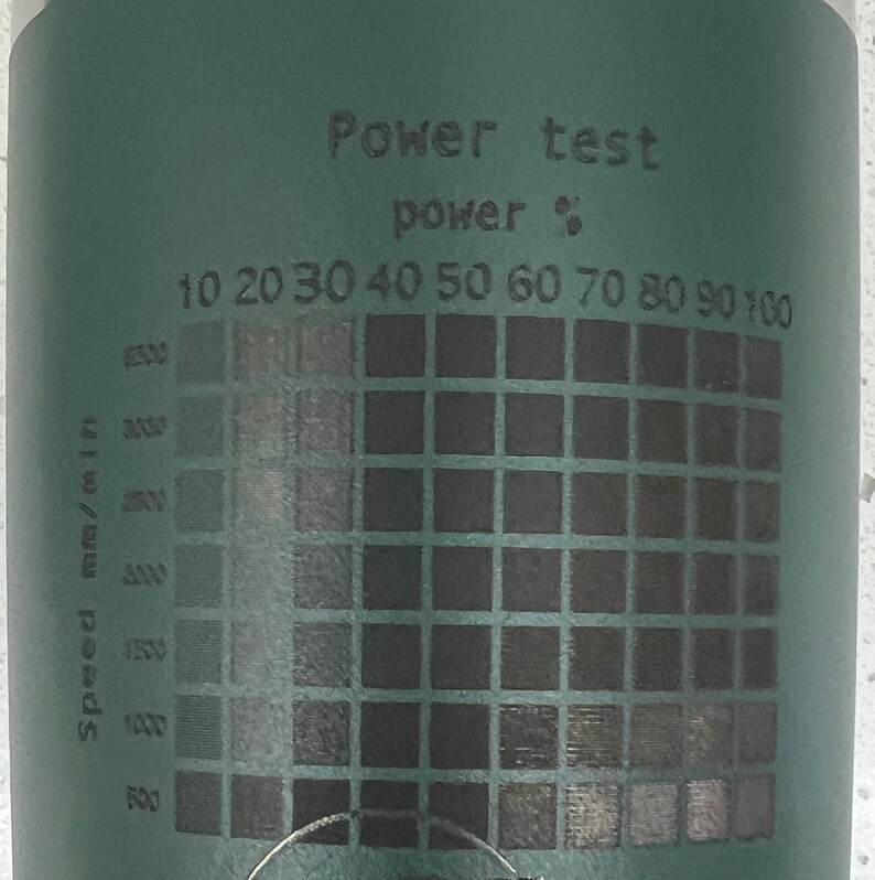 4-axis Snapmaker Laser Power Test File - Etsy