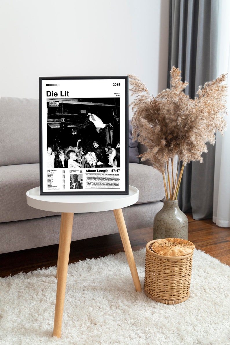 Playboi Carti Die Lit Poster A4 - Etsy