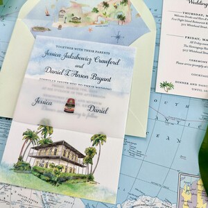 Key Lime Watercolor Wedding Invitation, Hemingway House (key West ...