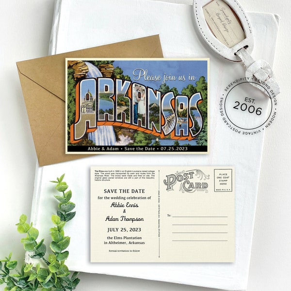 Arkansas Postcard - Etsy