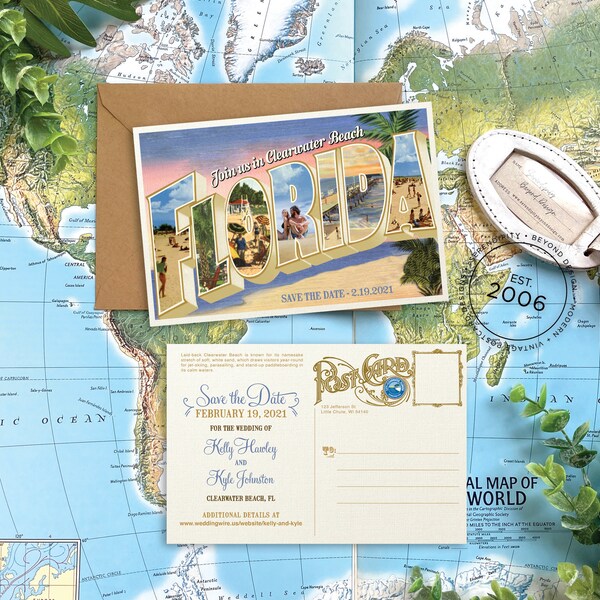 Florida Postcard - Etsy