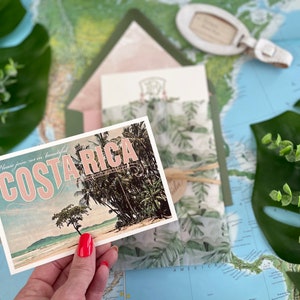 Tropical Vellum and Monogram Wedding Invitation (costa Rica) - Design ...