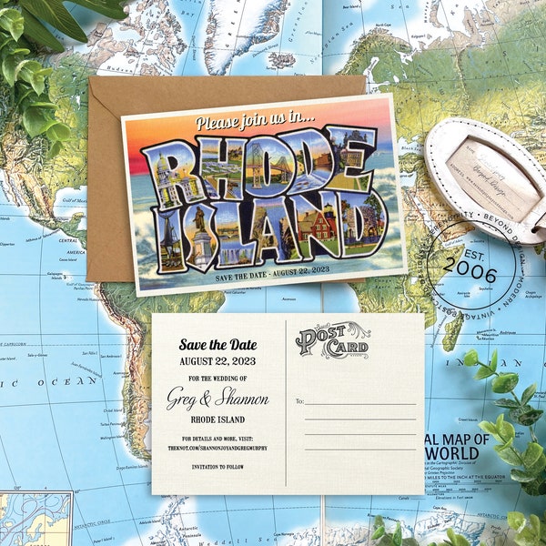 Island Postcard - Etsy