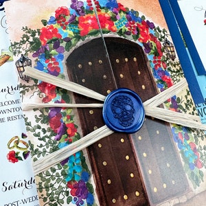 San Miguel Watercolor Gatefold Wedding Invitation (mexico) - Etsy
