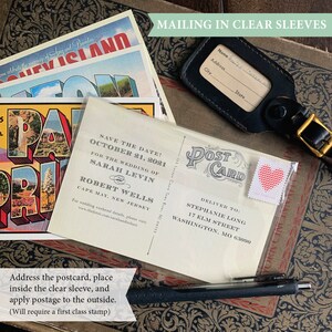 Save the Date Outer Banks Vintage Large Letter Postcard | Etsy