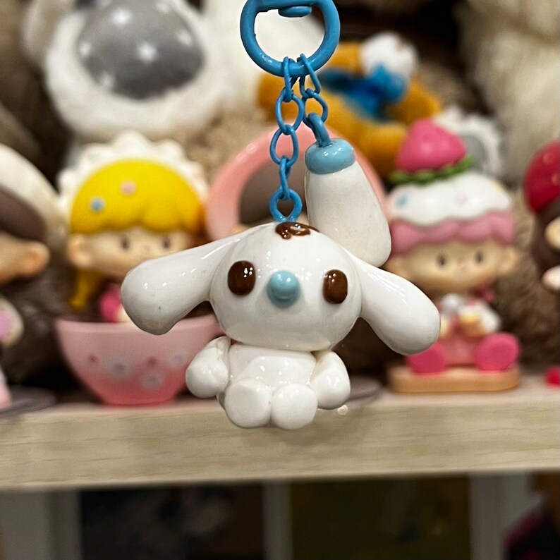Cinnamoroll Family Polymer Clay Keychain - Etsy