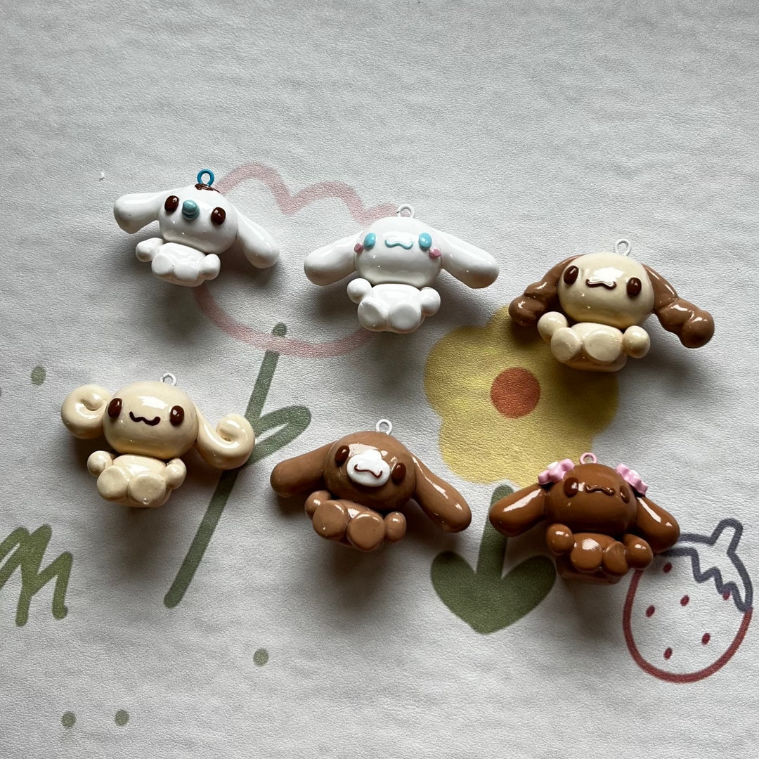 Cinnamoroll Family Polymer Clay Keychain - Etsy