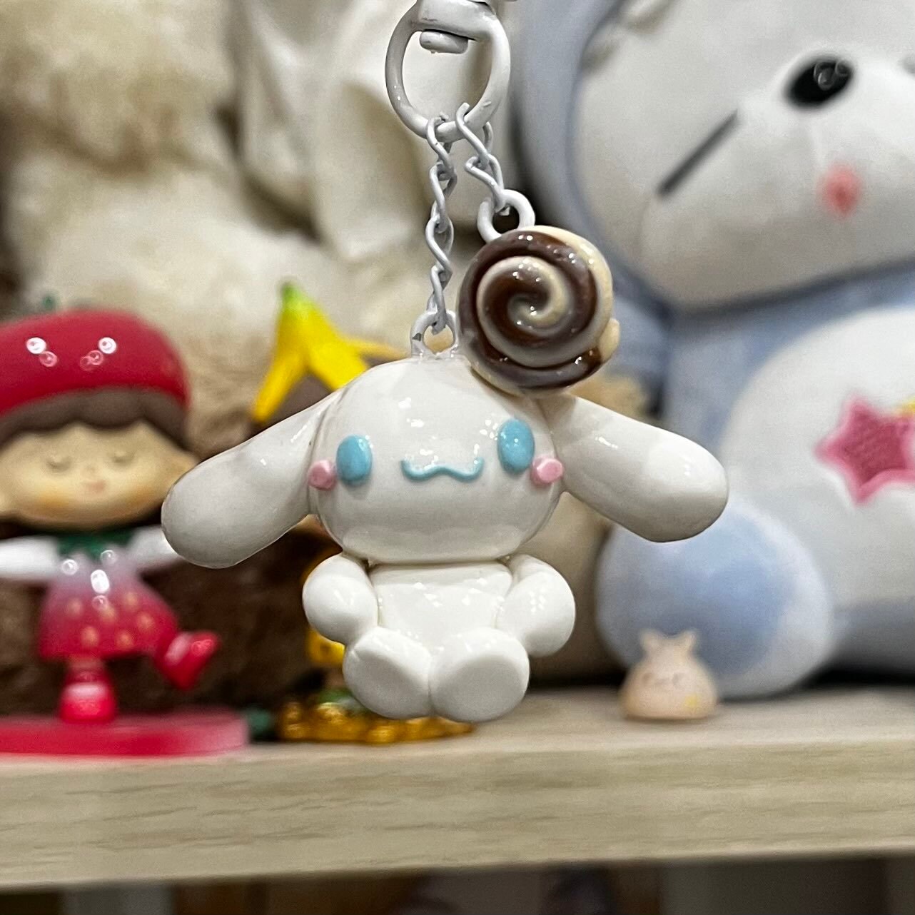 Cinnamoroll Family Polymer Clay Keychain - Etsy