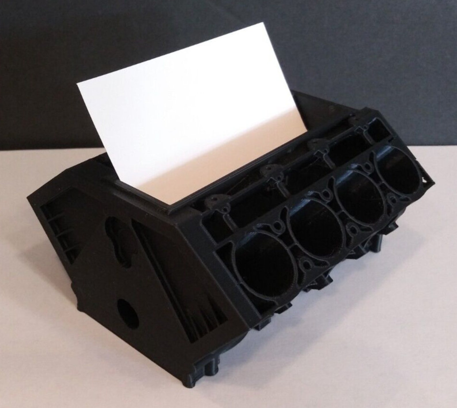 V8 Engine Block Business Card Holder - Chevy Ford Mopar Engine Block ...