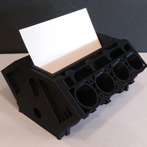 V8 Engine Block Business Card Holder - Chevy Ford Mopar Engine Block ...