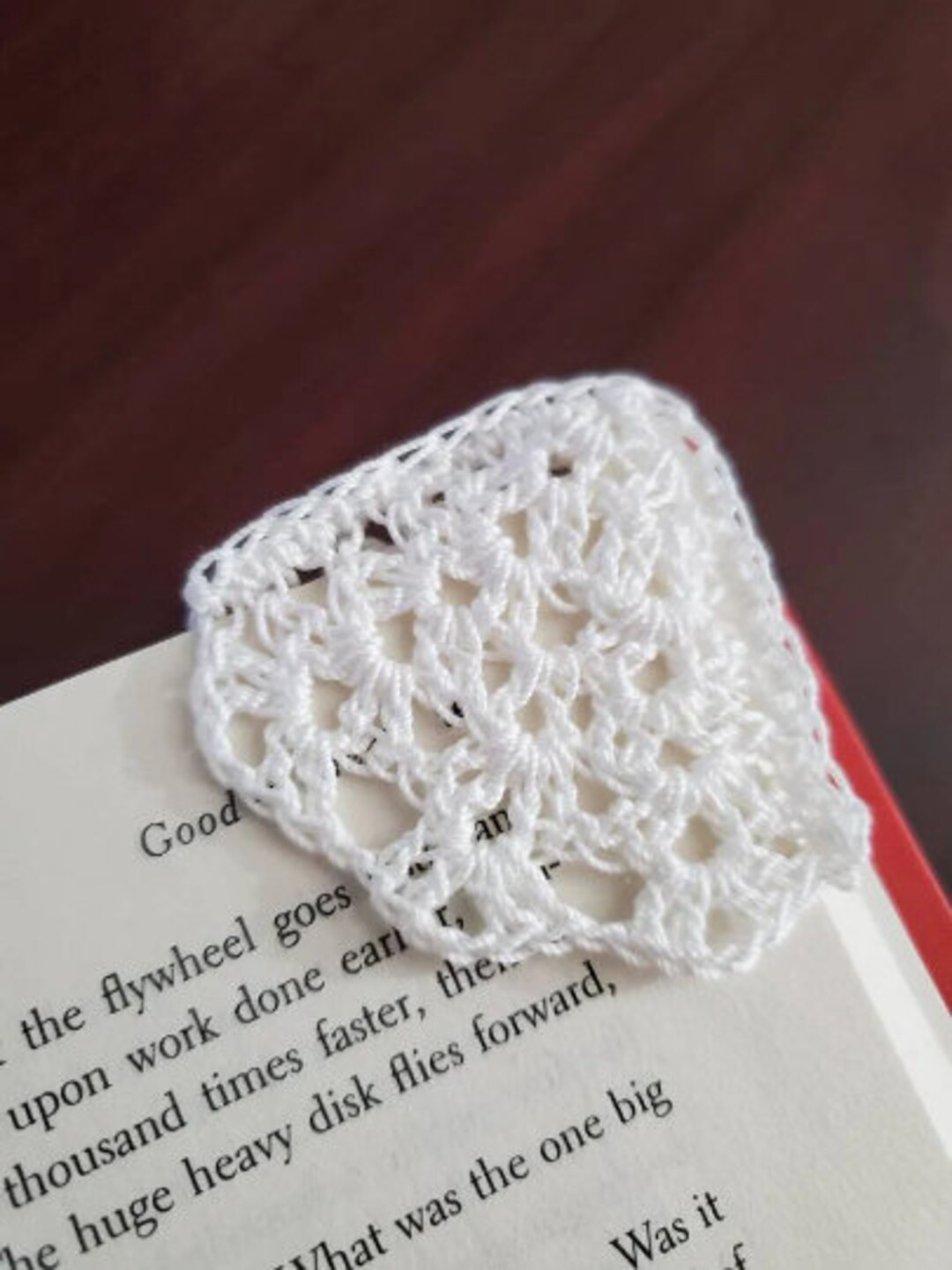 Lace Corner Bookmark - Choose Your Color - Etsy