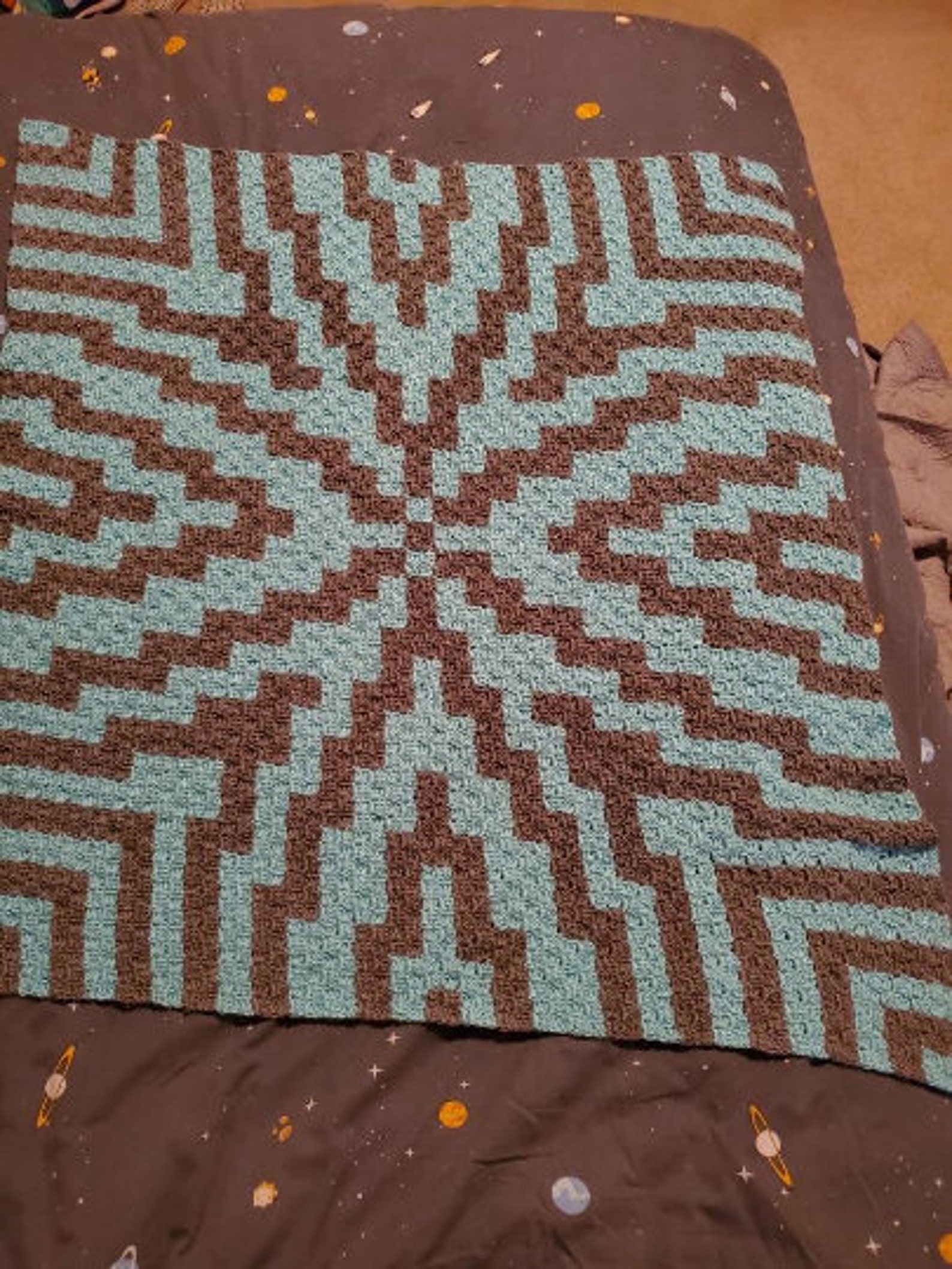 Optical Illusion Blanket - Etsy