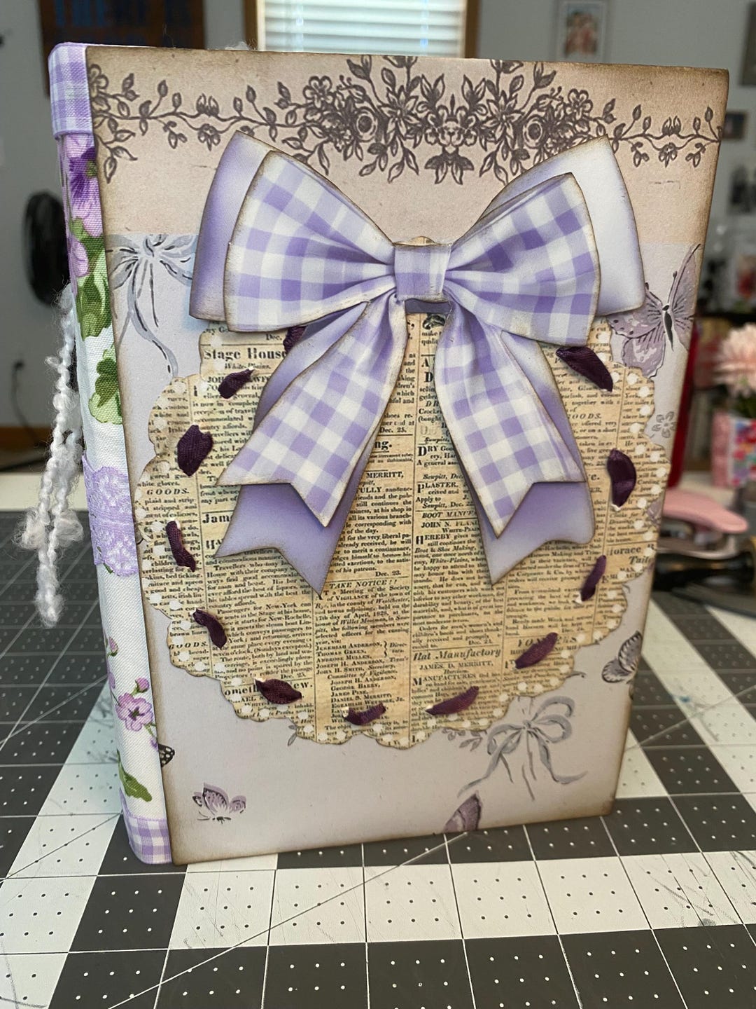 Purple Junk Journal – Earthy, Elegant Handmade Keepsake With Vintage ...