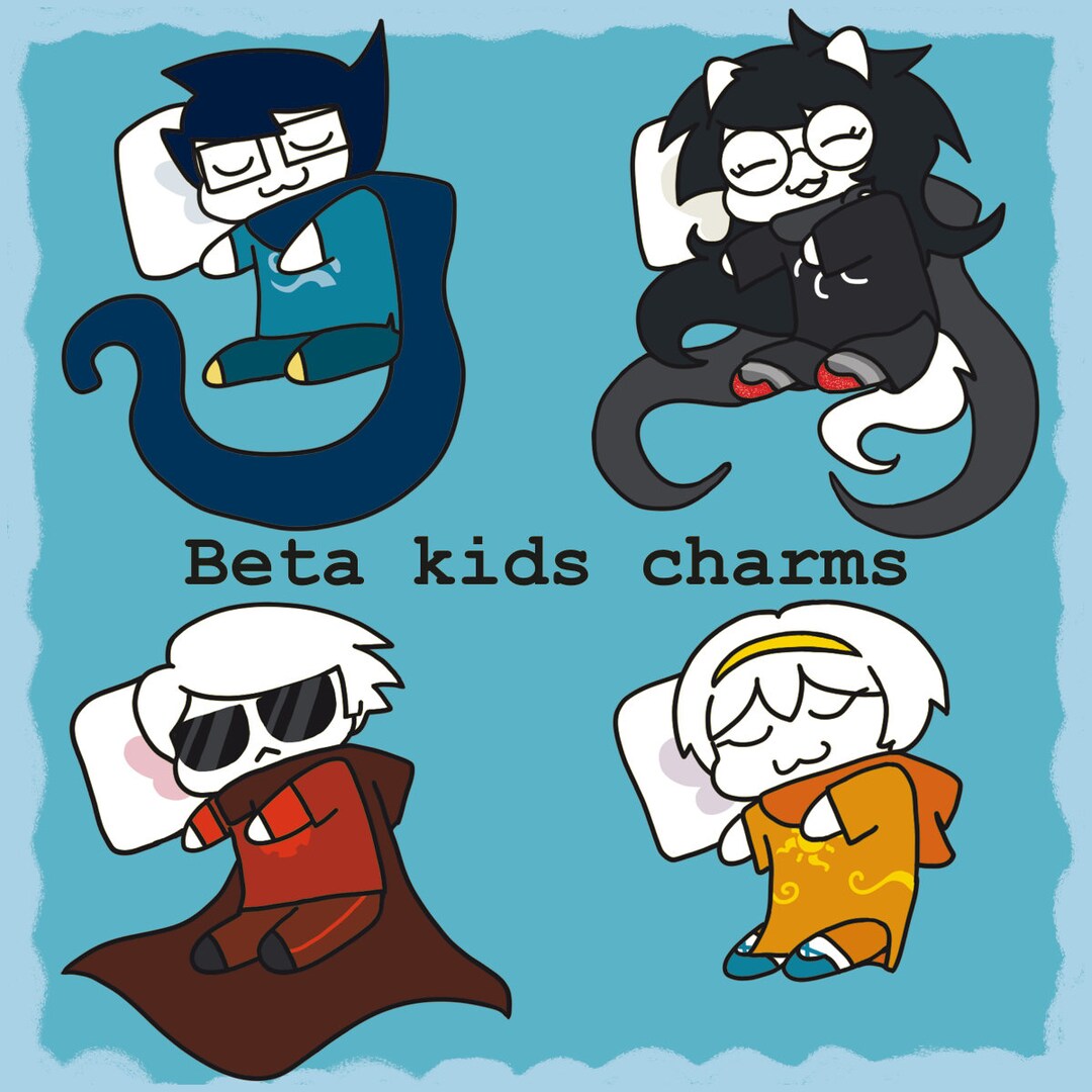 Homestuck Sleepy Beta Kid's Acrylic Charms - Etsy