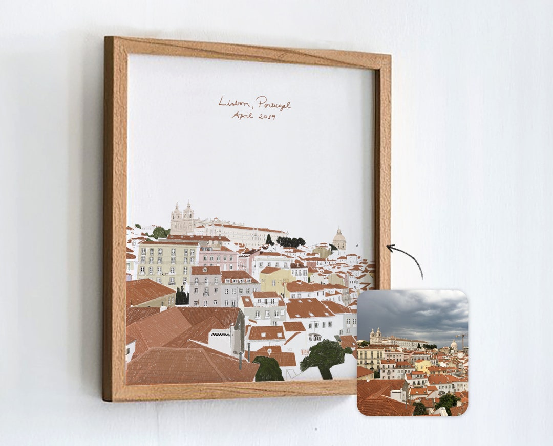 Personalised Favourite Place Wall Art Bespoke Travel Memories Custom ...