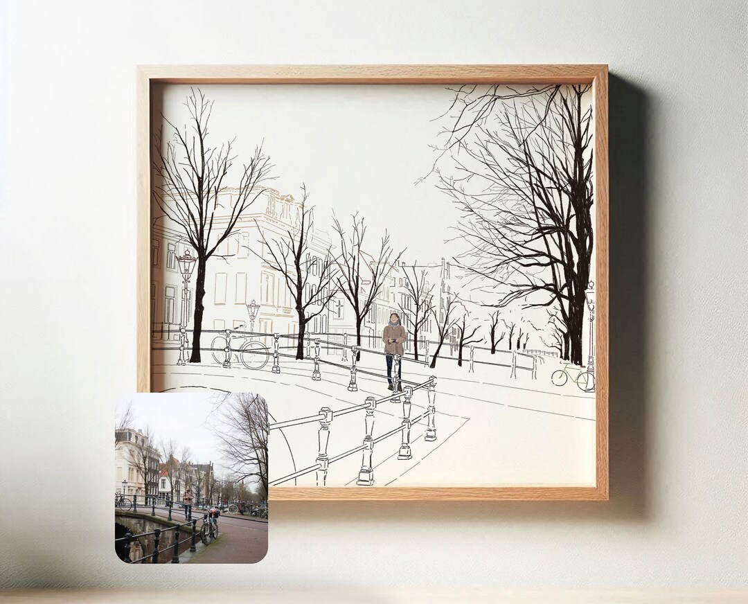 Personalized Photo Sketch: Custom Hand-drawn Portrait Art - Etsy
