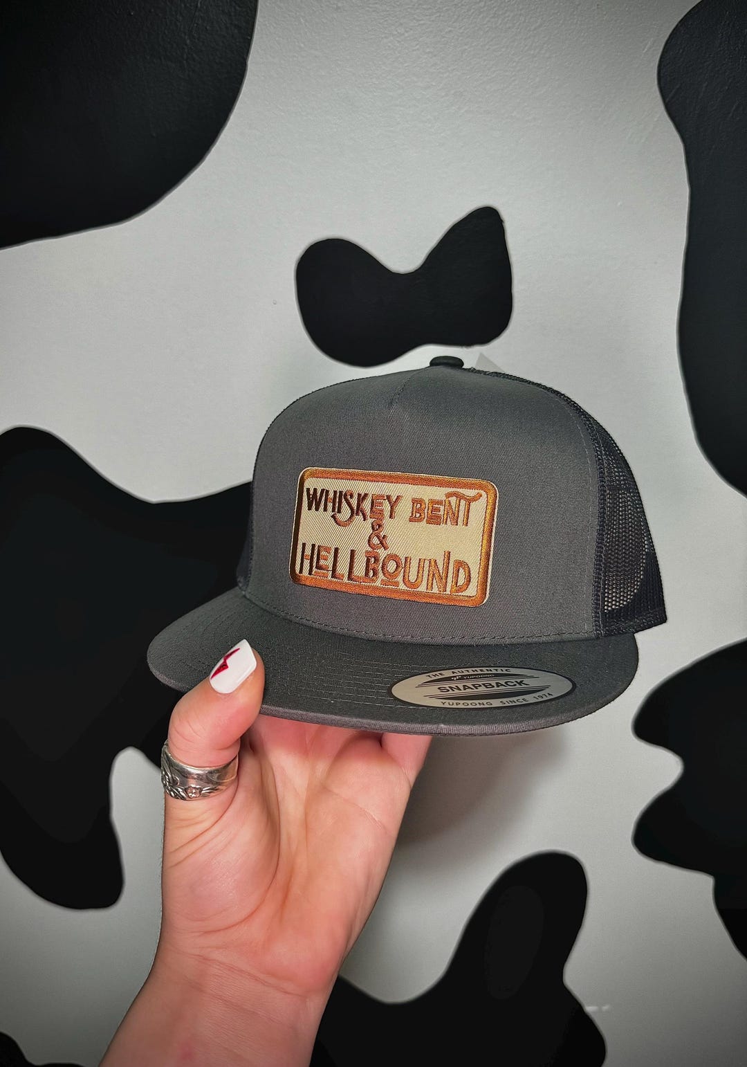 Whiskey Bent & Hell Bound Patch Cap - Etsy