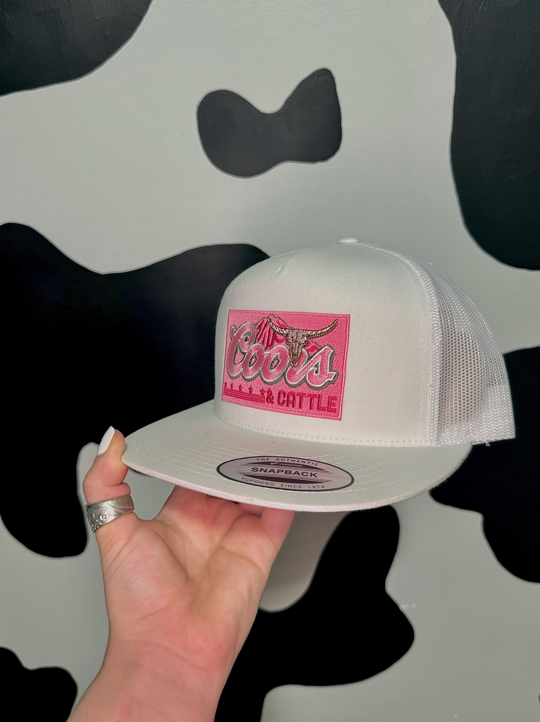 Pink Coors & Cattle Patch Cap - Etsy