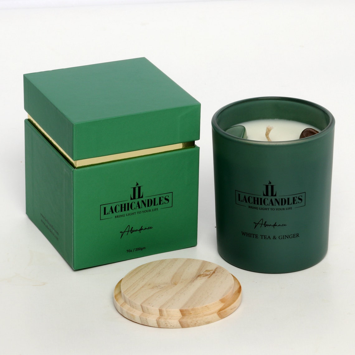 White Tea Scented Candle | Ginger Scented Candle | White Tea and Ginger ...