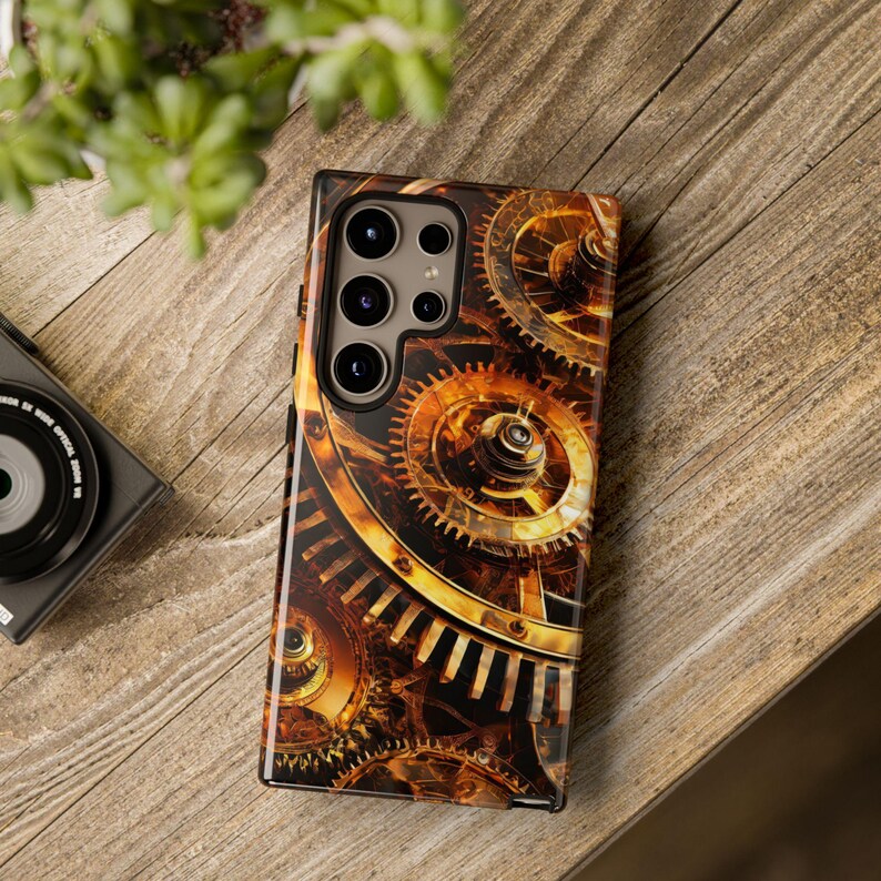 Grind my Gears Steampunk Messing Gearwork Robuste Hülle - Passend für ...