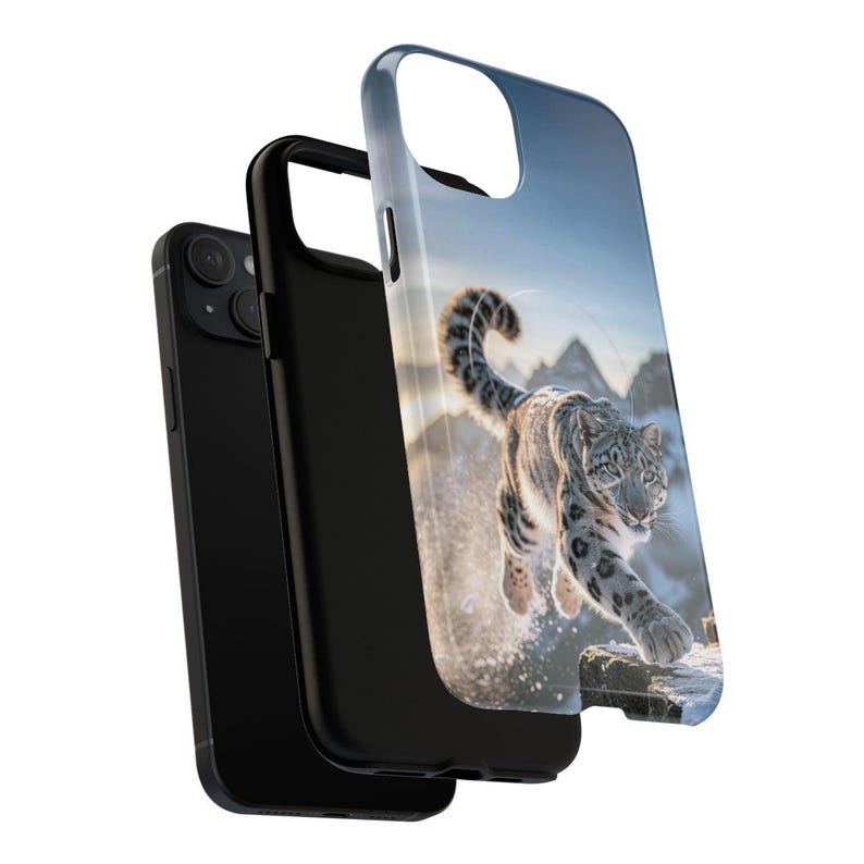 White Snow Leopard Tough Case - Fits iPhone (magsafe Available) and ...