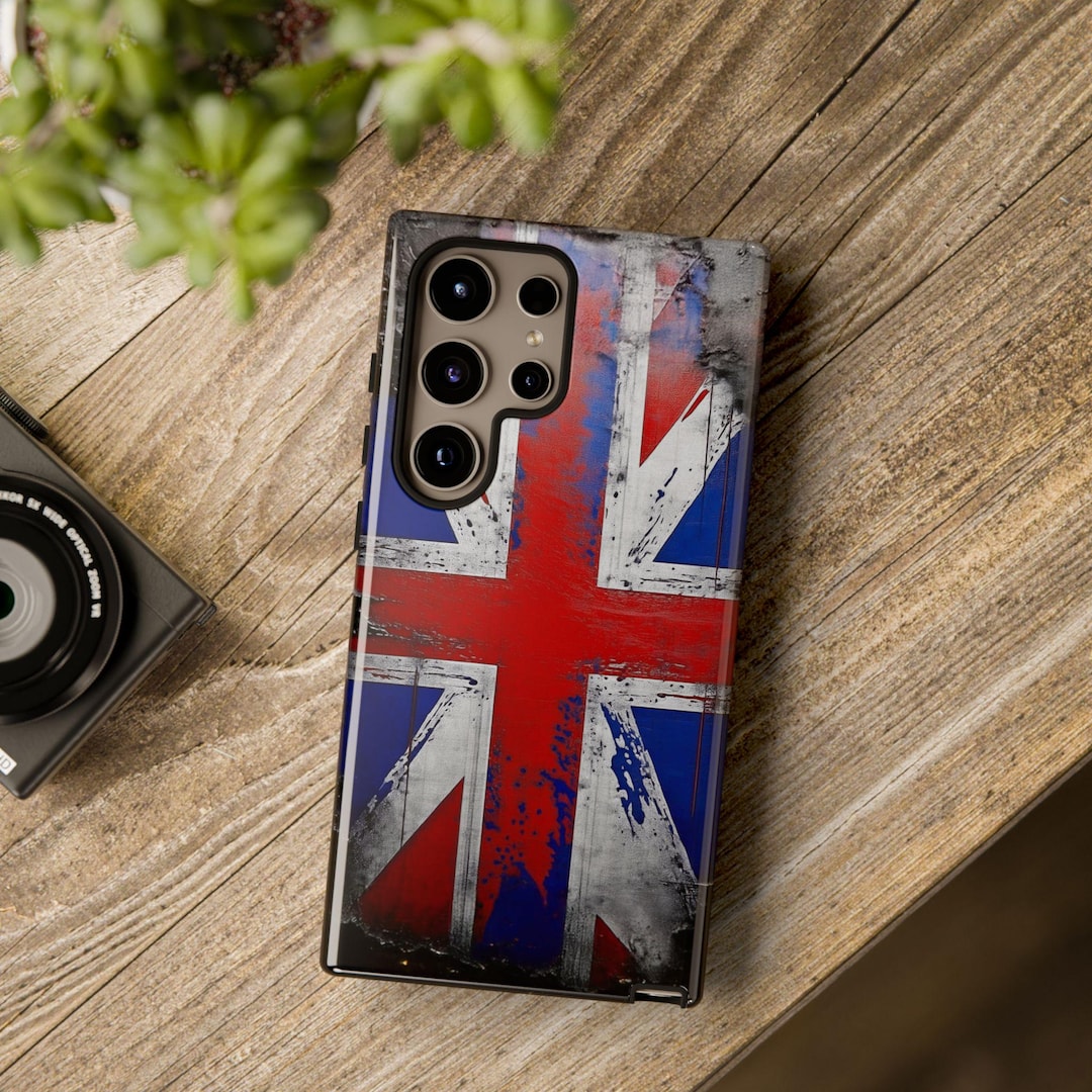 British Flag Under Distress Union Jack Tough Case - Fits iPhone and ...