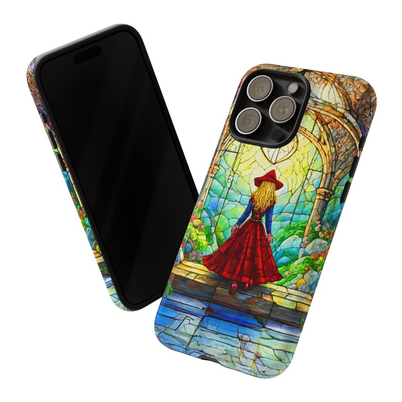 She's a Red Magic Woman Stained Glass Fairytale Tough Case - Fits ...