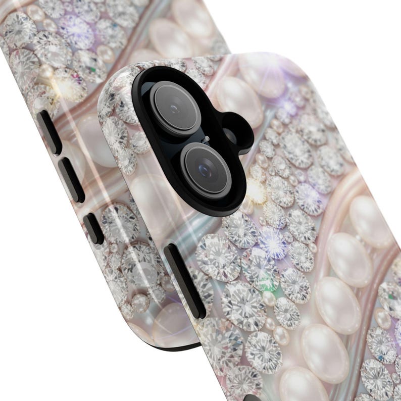 Boho Diamonds and Pearls Tough Case - Fits iPhone and Samsung Galaxy - Etsy