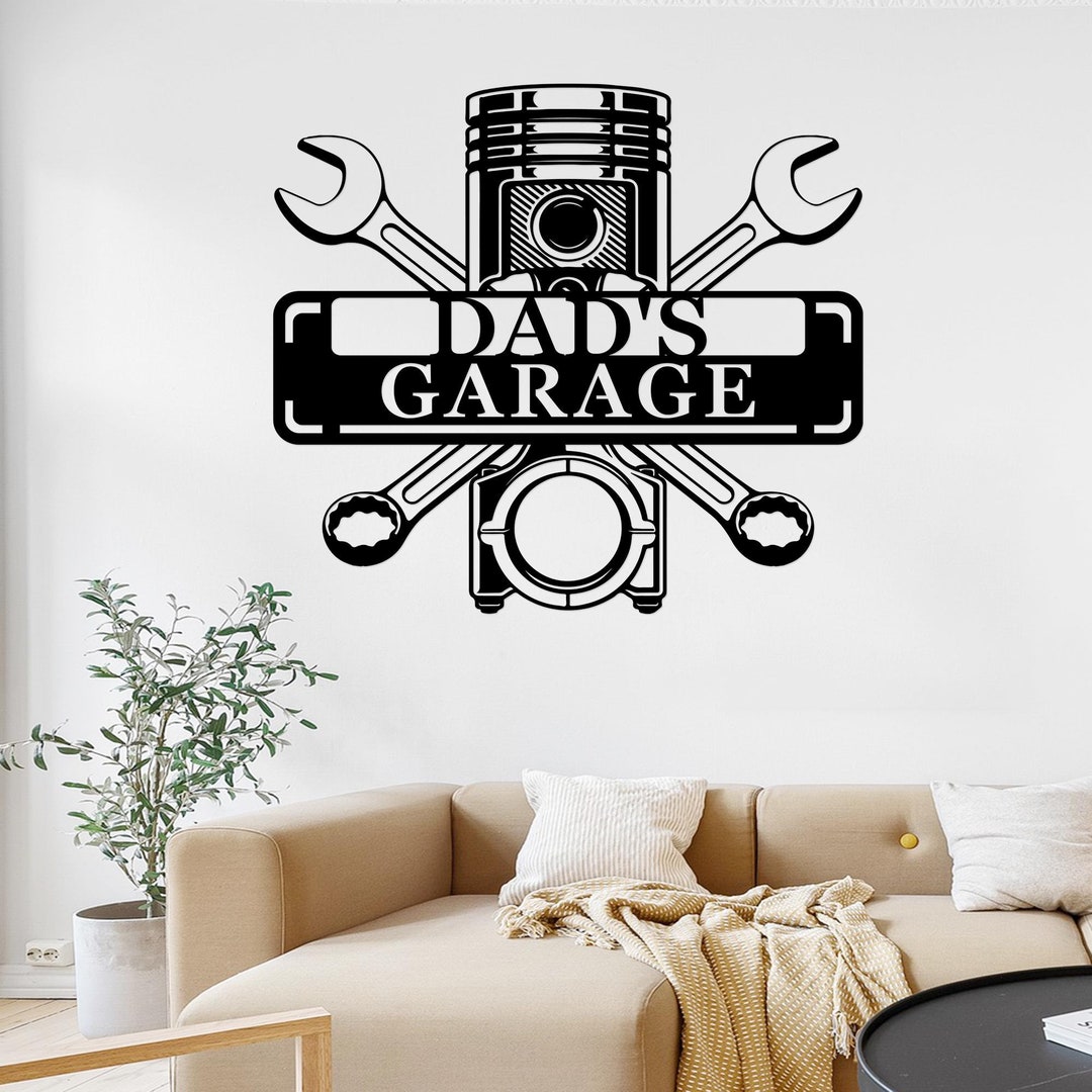 Custom Garage Name Sign,personalized Workshop Sign,mechanic Repair ...