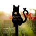 Custom Cat Memorial Stake, Personalized Cat Grave Marker, Cat Memorial ...