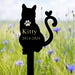 Custom Cat Memorial Stake, Personalized Cat Grave Marker, Cat Memorial ...