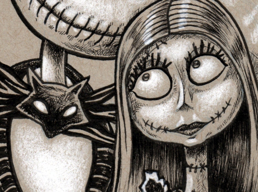 Easy Nightmare Before Christmas Drawings