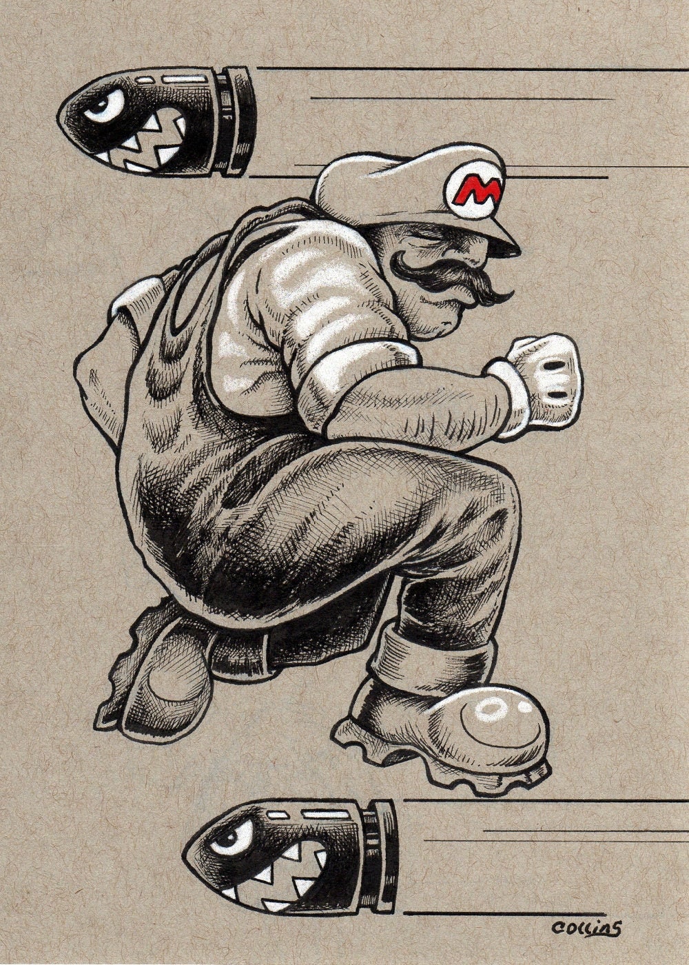 Super Mario Bros Art Open Edition Fine Art Wall Print by - Etsy