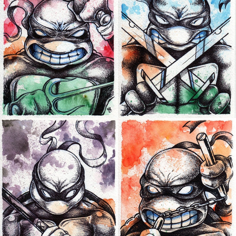 Ninja Turtle Set - Etsy