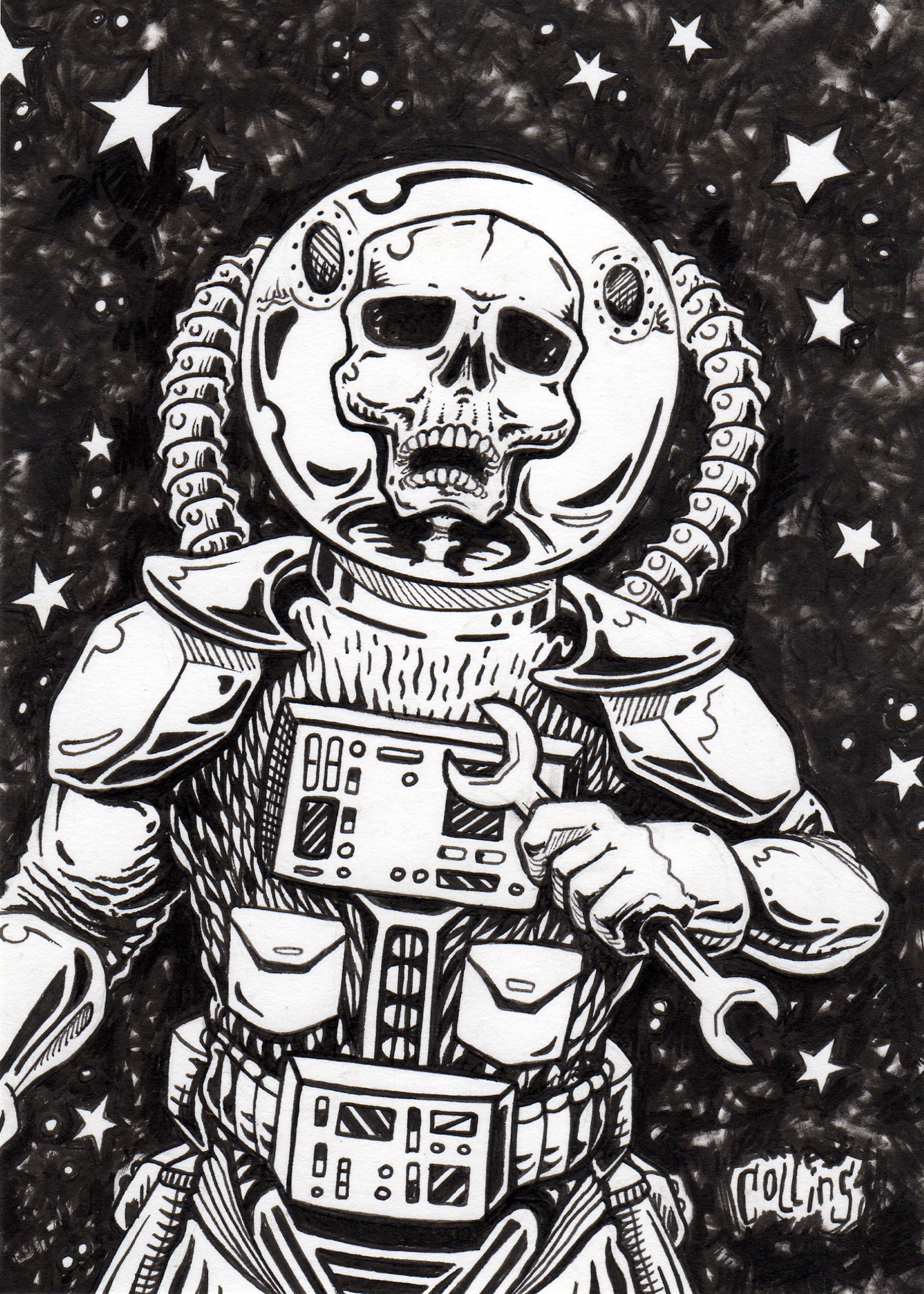 Skeleton Astronaut