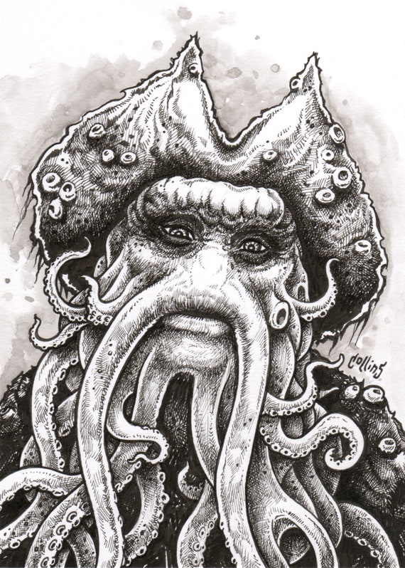 Davy Jones Drawing